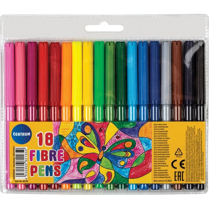 Tusser i etui.Hætte i samme farve som skriftfarven.Leveres i etui til ...