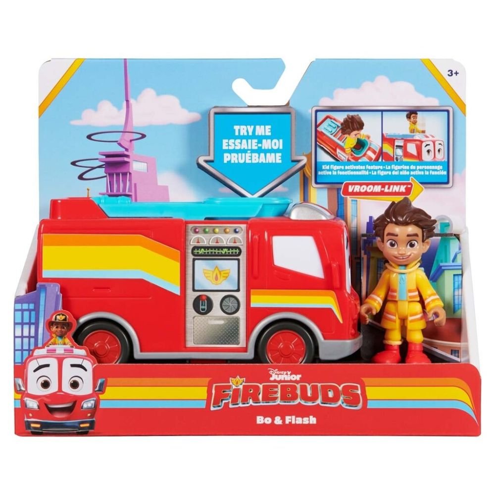 Disney Junior Firebuds Core Vehicle - Bo & Flash