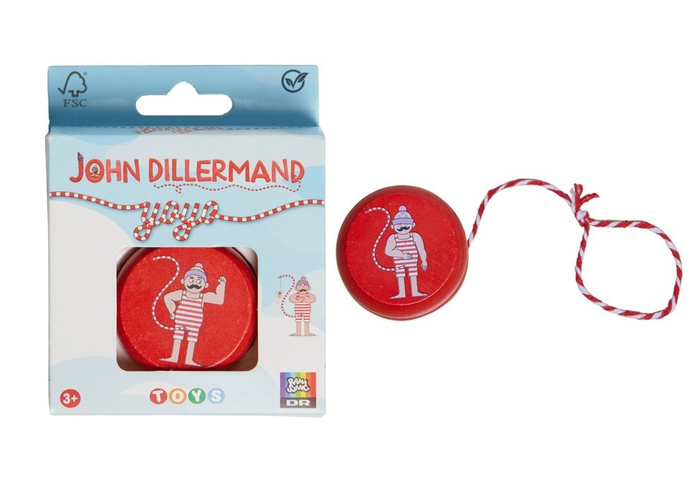 Køb Yoyo i træ med John Dillermand kendt fra Ramasjang