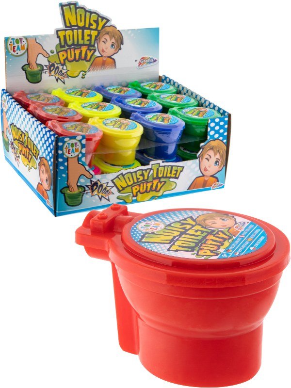 Noisy toilet putty, 4 assort. farverPrismærket kr. 35,00